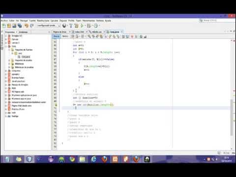 T.04. (1ra parte) Operaciones con CONJUNTOS(ARREGLOS) en JAVA IDE ...