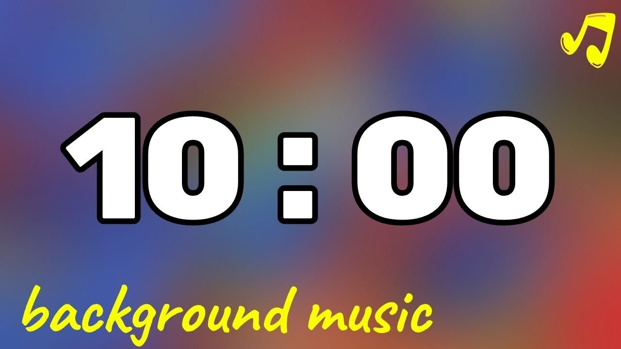 ⌛ 10 minute timer with relaxing music | 600 seconds 🎵10 minute timer ...