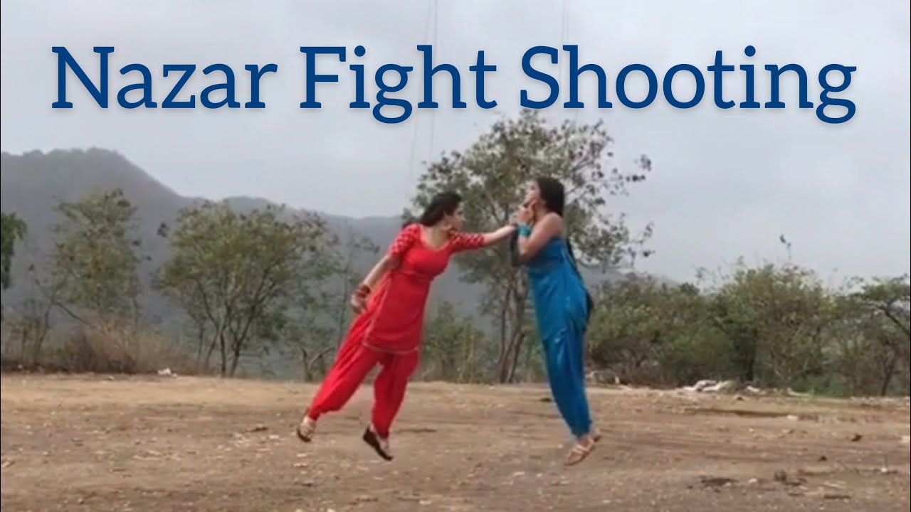 Nazar Actors Pia and Mohana Fight Shooting - YouTube