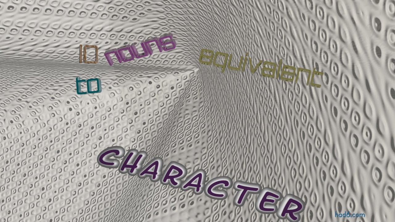 Character 10 Nouns Which Are Synonyms To character sentence Examples Character 10 Nouns Which Are Synonyms To character sentence Examples