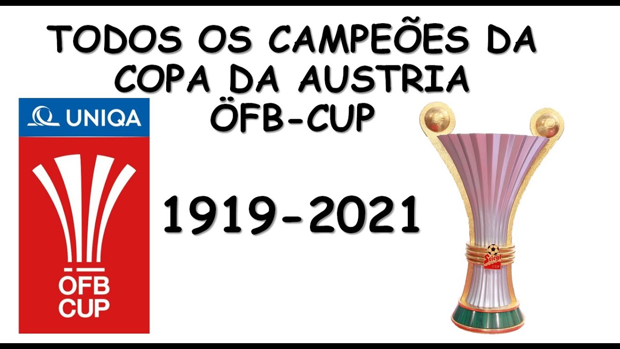 1919-2021 - TODOS OS CAMPEÕES DA COPA DA ÁUSTRIA - ÖFB-CUP - YouTube