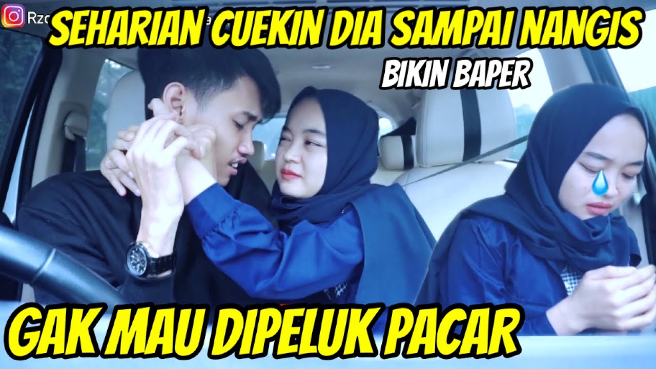 PRANK CUEKIN PACAR SEHARIAN , TAPI DIA MALAH PELUK TERUSS !! - YouTube