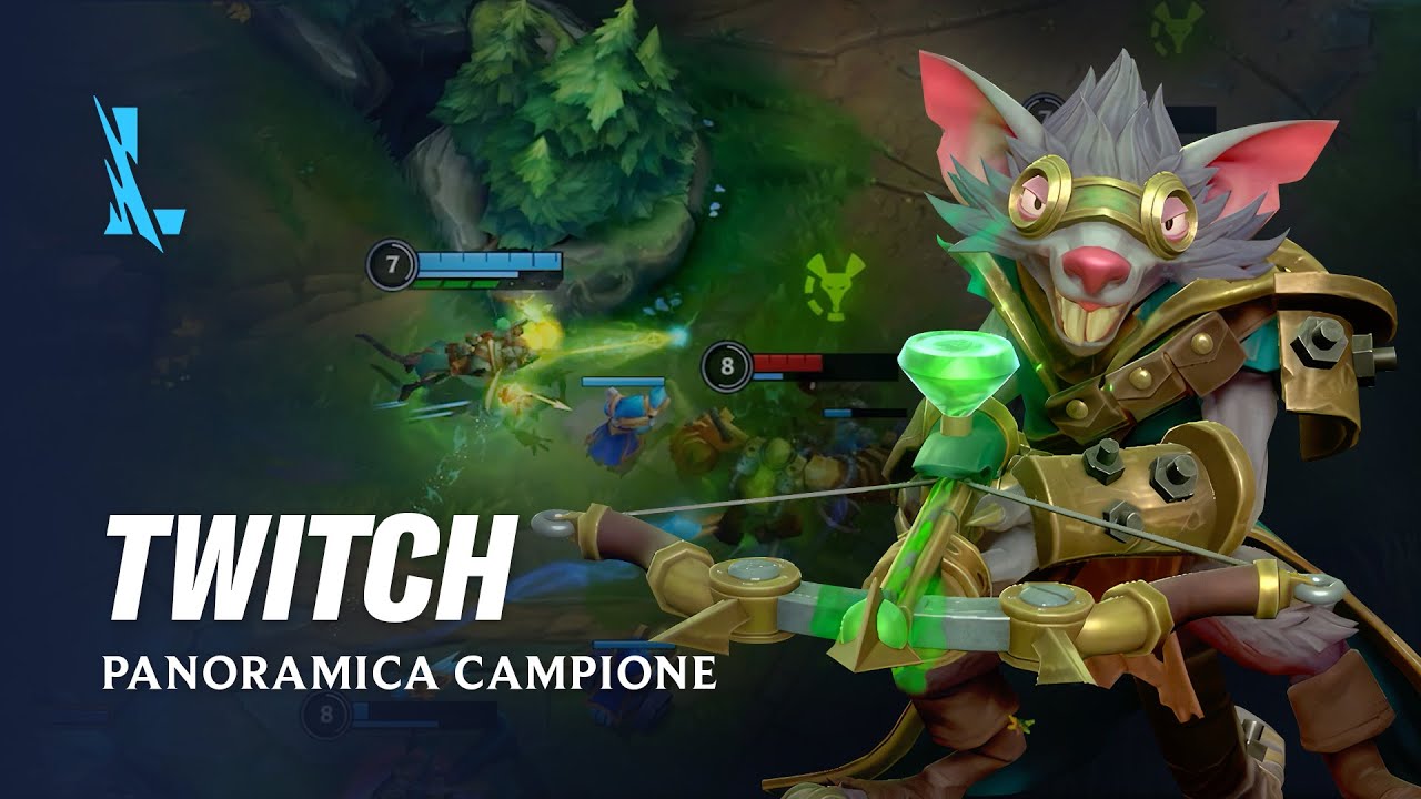 Panoramica campione Twitch | Gameplay - League of Legends: Wild Rift ...
