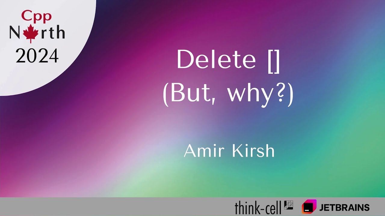 Amir Kirsh: delete [ ] - YouTube