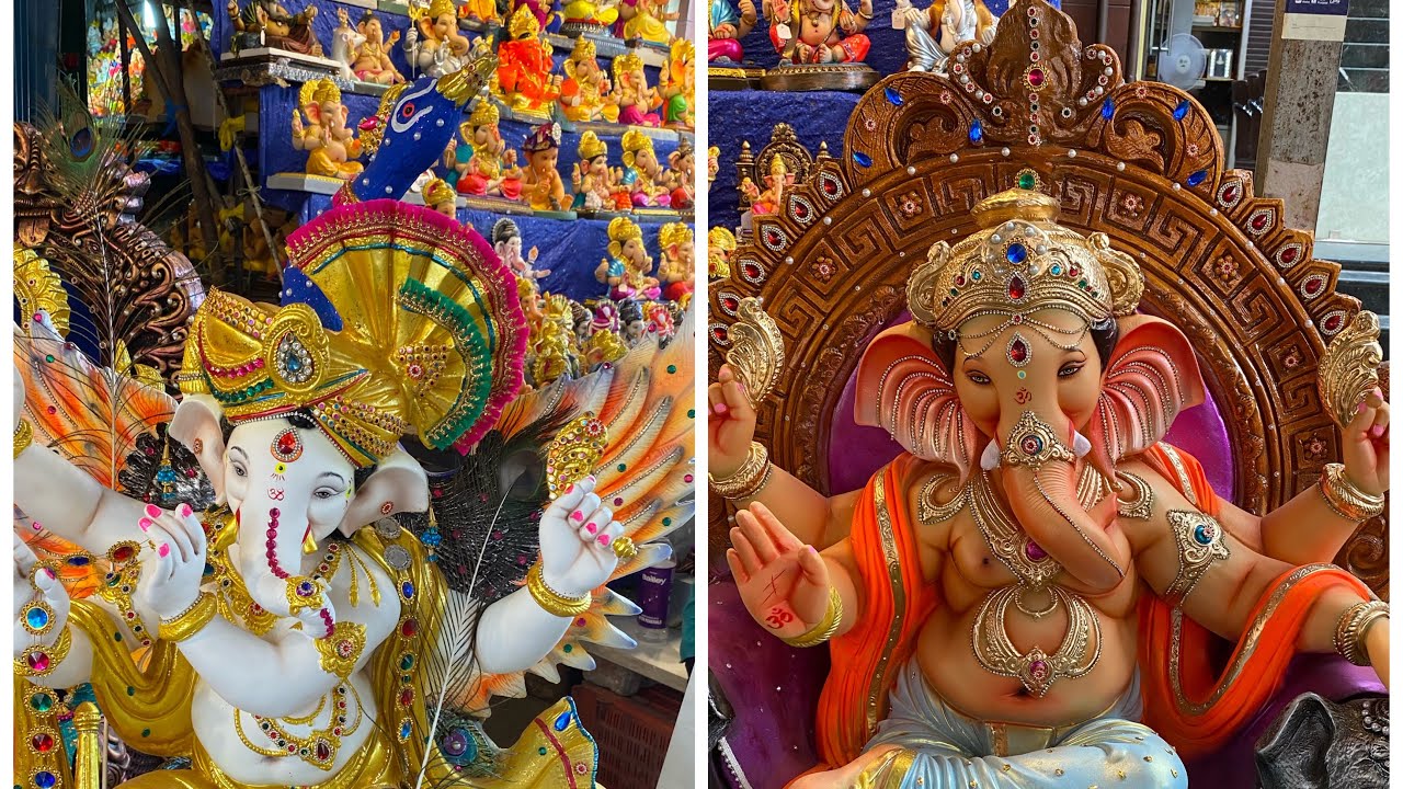 Solapur Kundan Ganesh Idols at Ujjaini Mahankali Temple Secunderabad ...