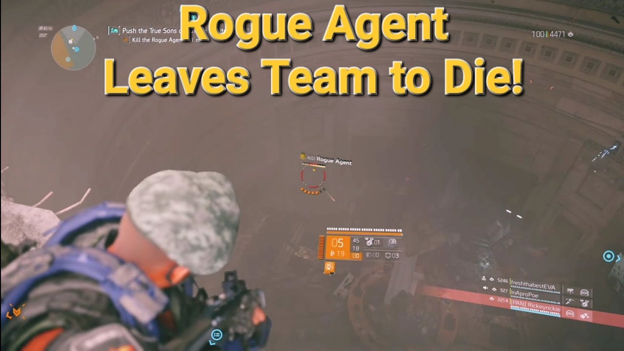 The Division 2: Rogue Agent Leaves Team to Die! Glitched Mission ...