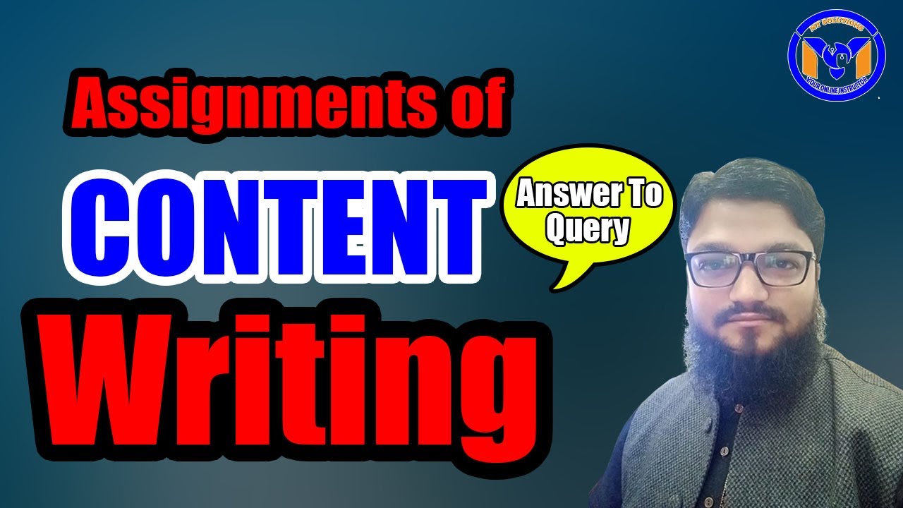What is Content Writing | Content Writing Assignments | MY Solutions ...