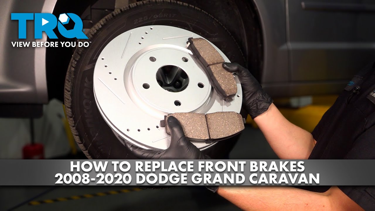How to Replace Front Brakes 2008-2020 Dodge Grand Caravan - YouTube
