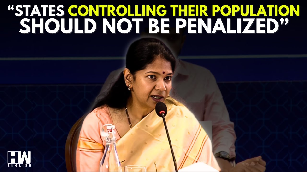 WATCH:DMK's Kanimozhi Karunanidhi Speaks At Fair Delimitation - First ...