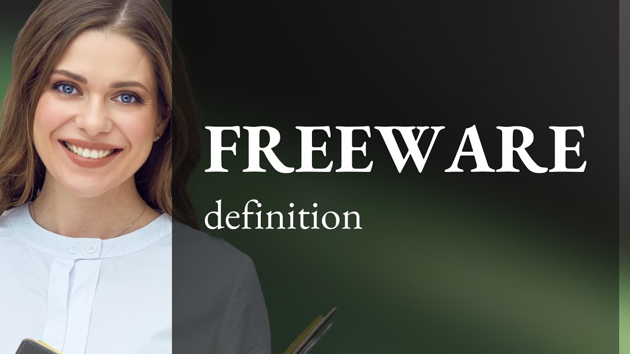 Freeware — what is FREEWARE definition - YouTube