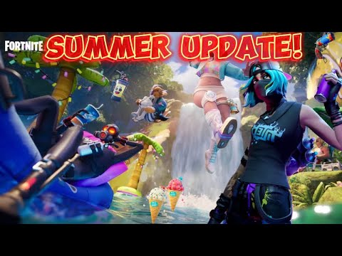 Nieuwe summer update in FORTNITE!!😱☀️ - YouTube