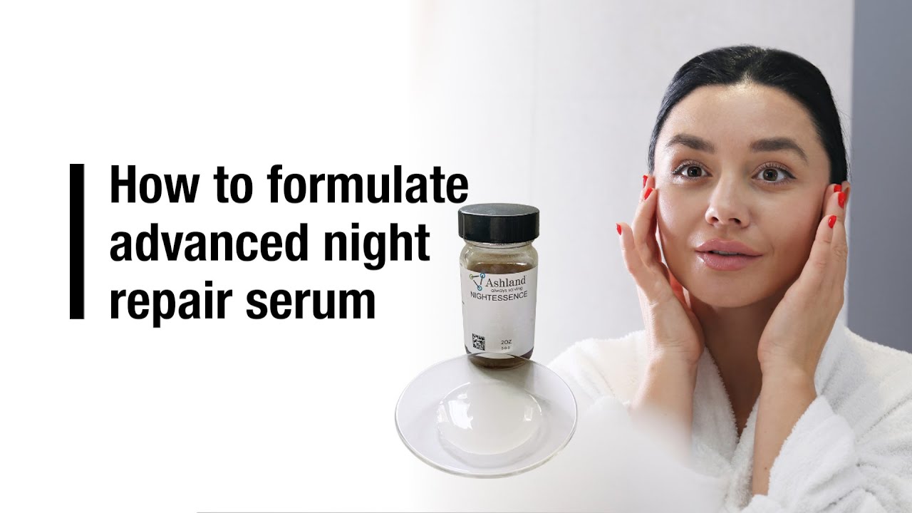 How to formulate advanced night repair serum - YouTube