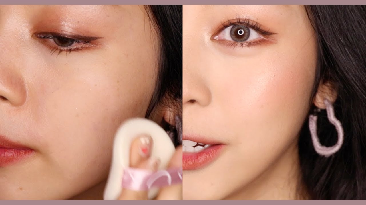 HOW TO ลงแป้งผสมรองพื้นยังไงให้ดูเนียน ไม่โป๊ะ | Babyjingko - YouTube