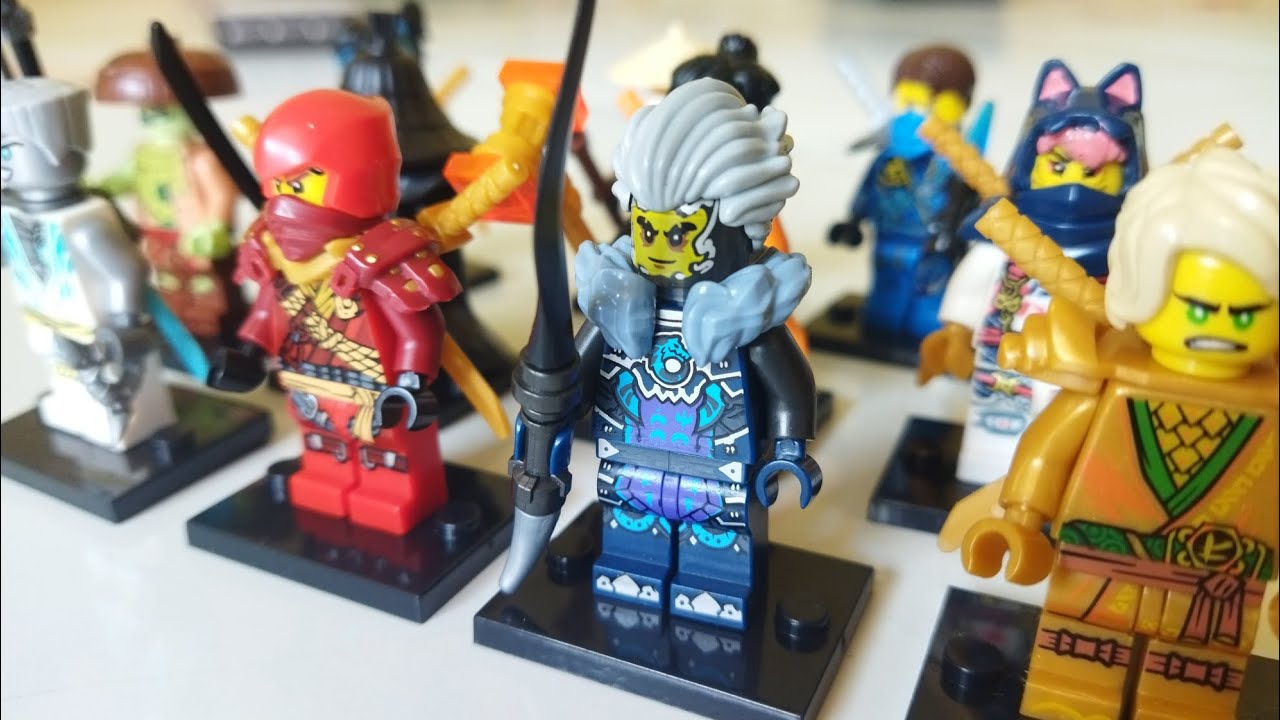 NINJAGO dragons rising minifigure | sora, zarkt, kai, cinder ...