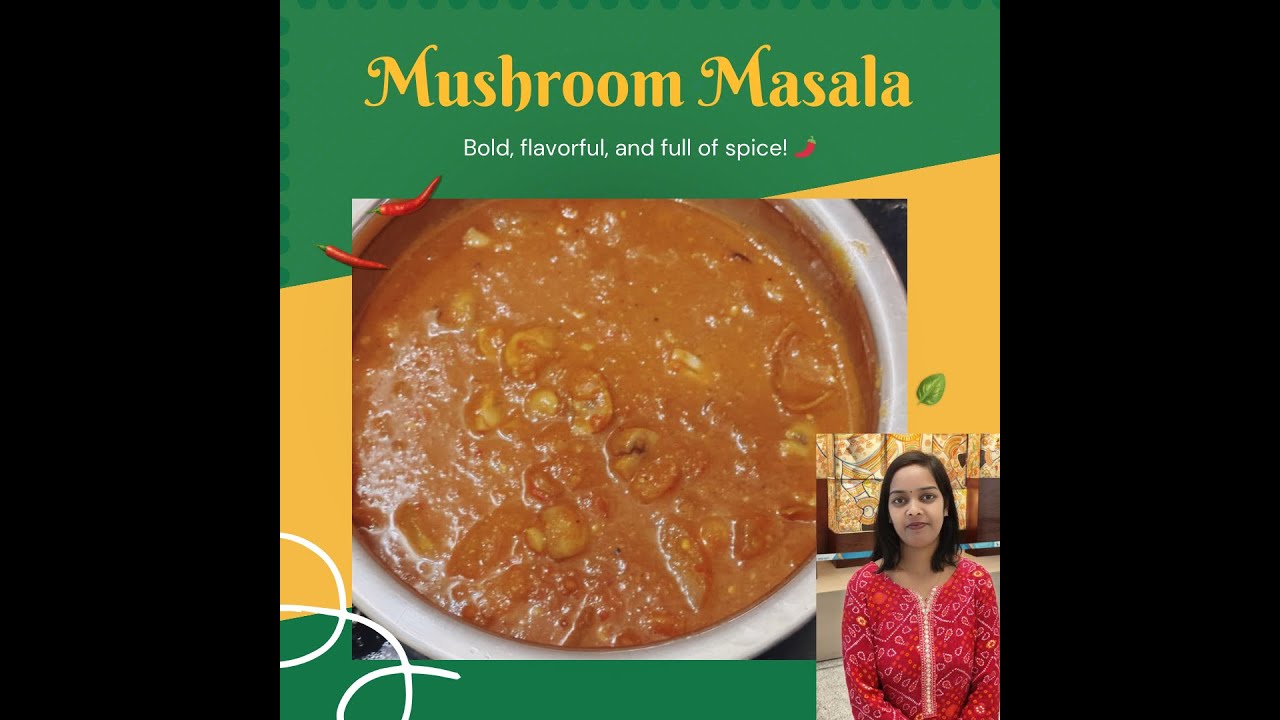 Mushroom Masala Recipe | Restaurant Style Recipe | रेस्टोरेंट जैसा ...