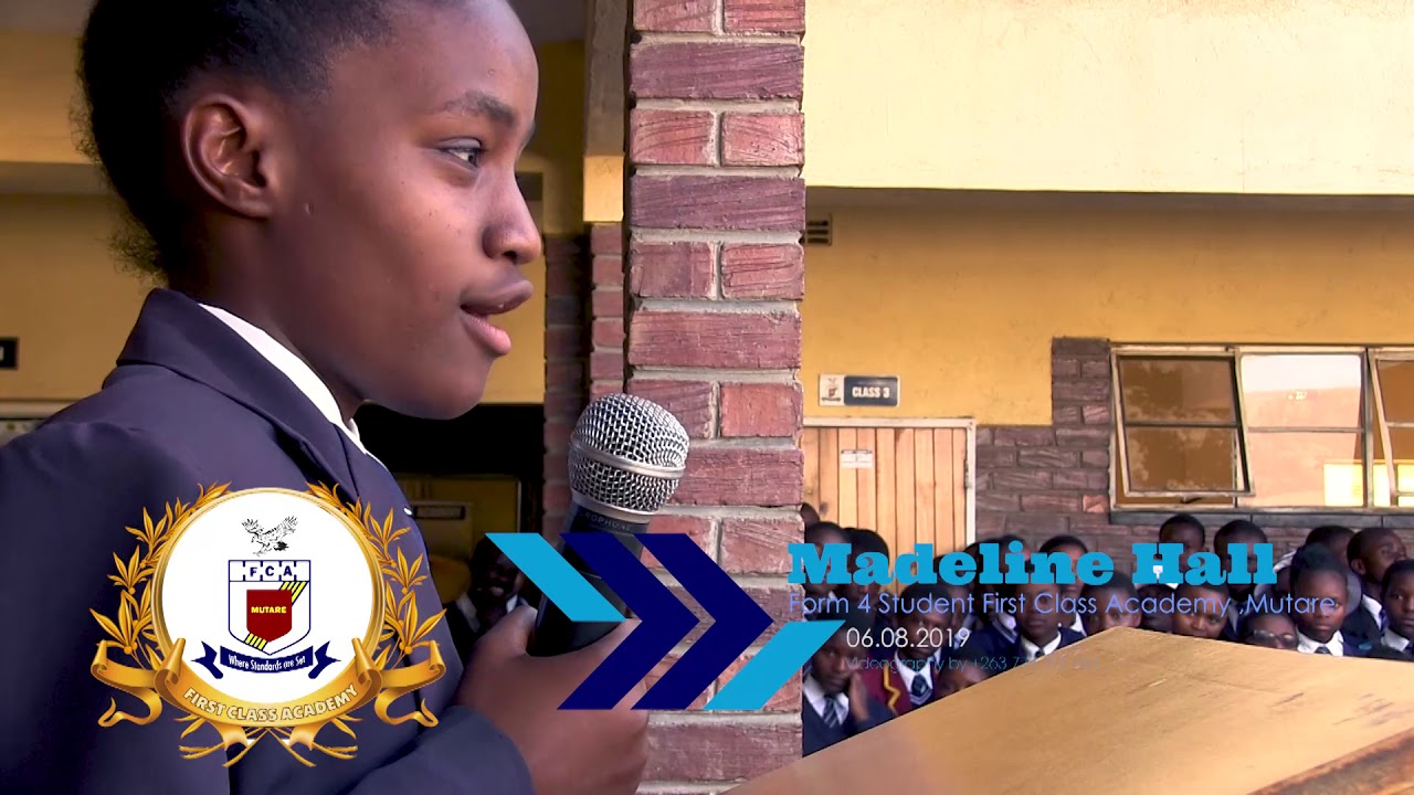Madeline Hall at First Class Academy Mutare - YouTube