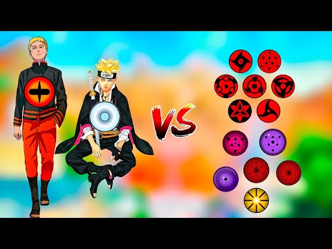 Naruto Vs All Sharingan Users_Boruto Vs All Rinnegan Users || #video #edit #naruto #boruto #anime 
