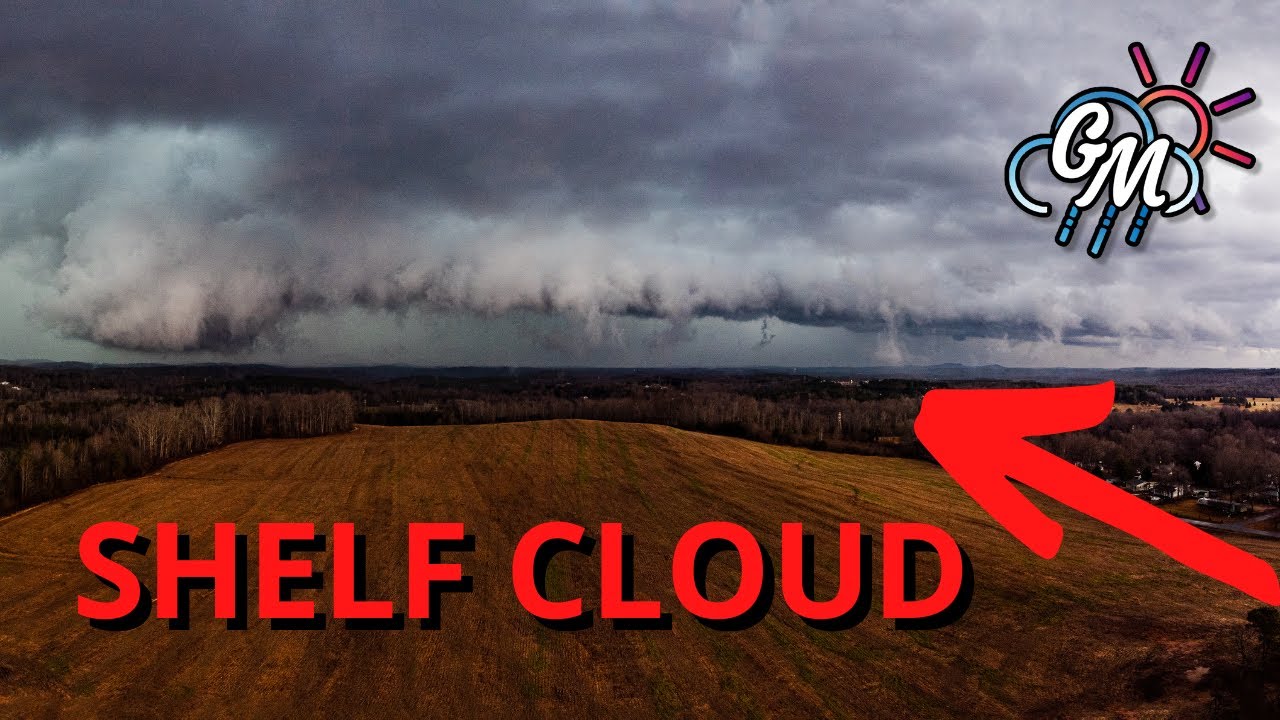 Drone Captures MASSIVE QLCS With Lightning And Shelf Cloud! - YouTube