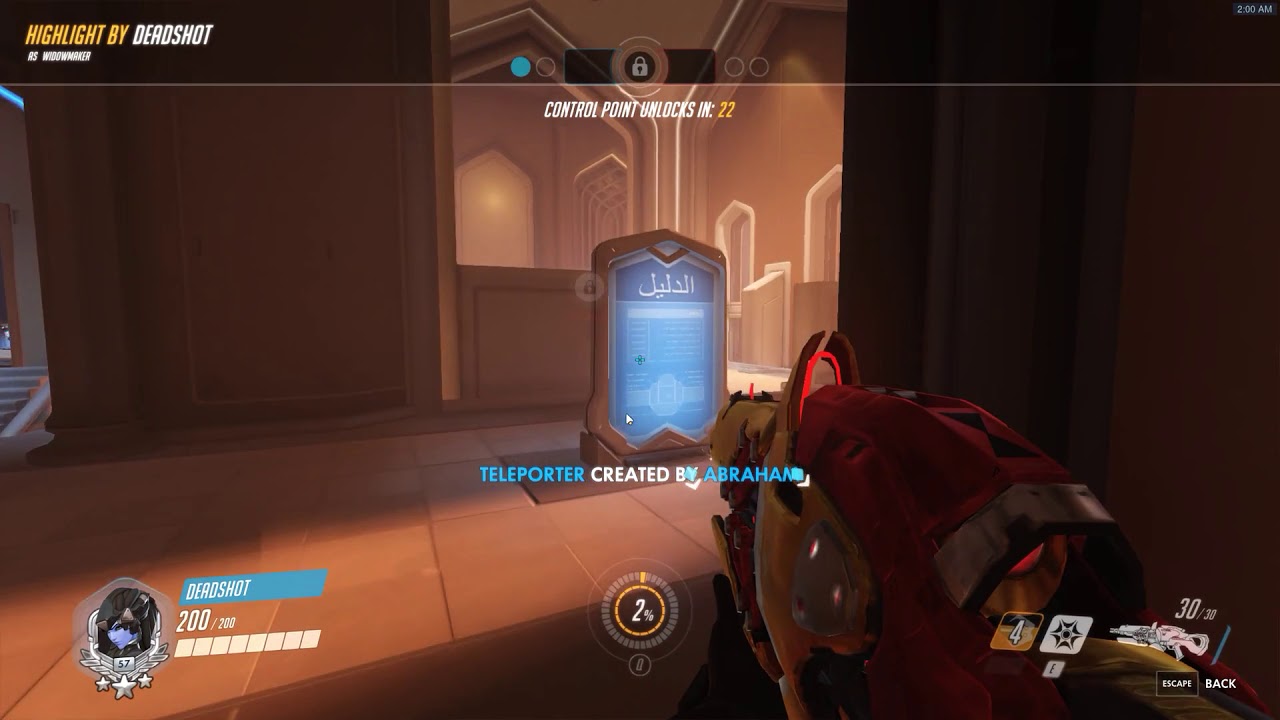 Thats how you start a round as Widowmaker - YouTube