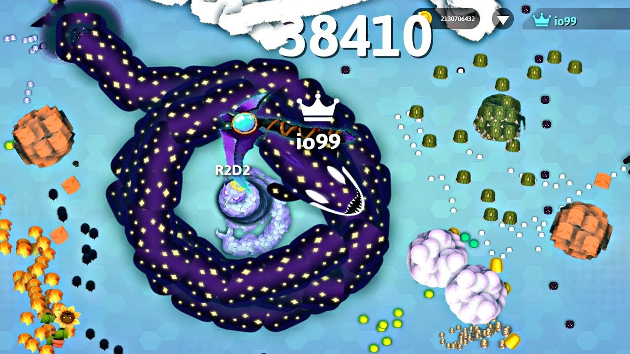 How Survive This Little Snake The Map Snake.Io Gameplay. - YouTube