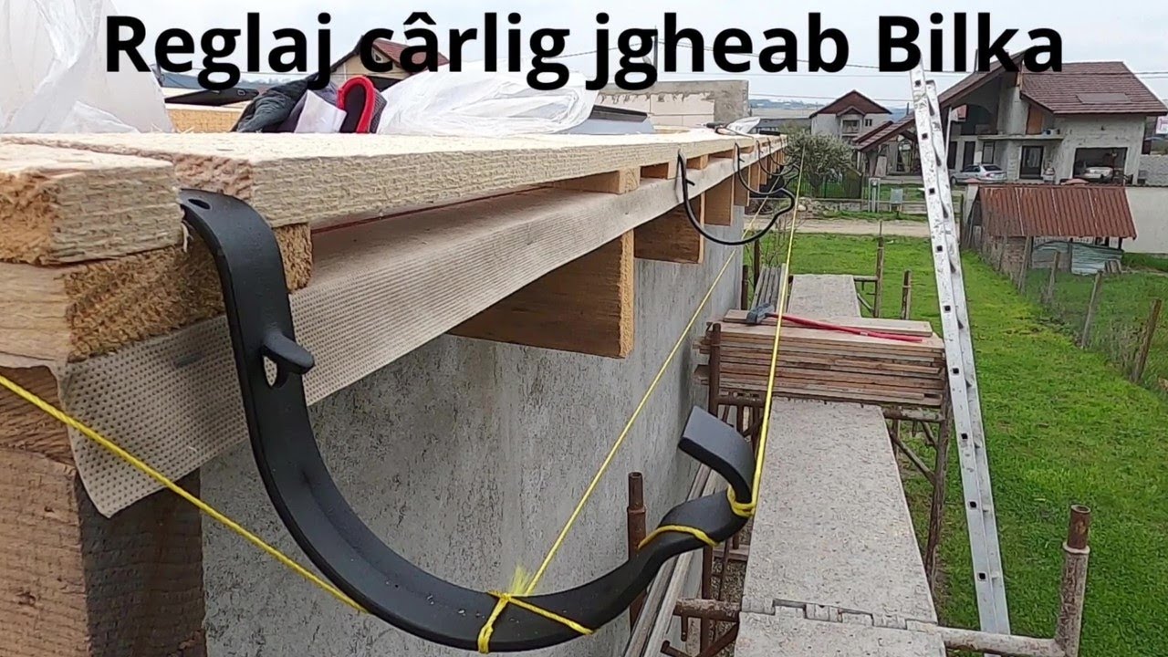 Reglaj carlig jgheab Bilka - YouTube