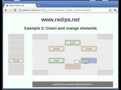 Drag and drop table content with JavaScript - YouTube
