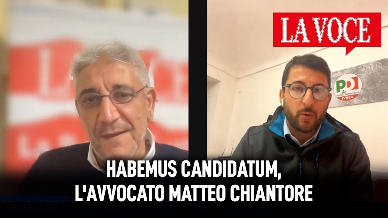 Ivrea. Habemus candidatum del Pd. E' l'avvocato Matteo Chiantore - YouTube