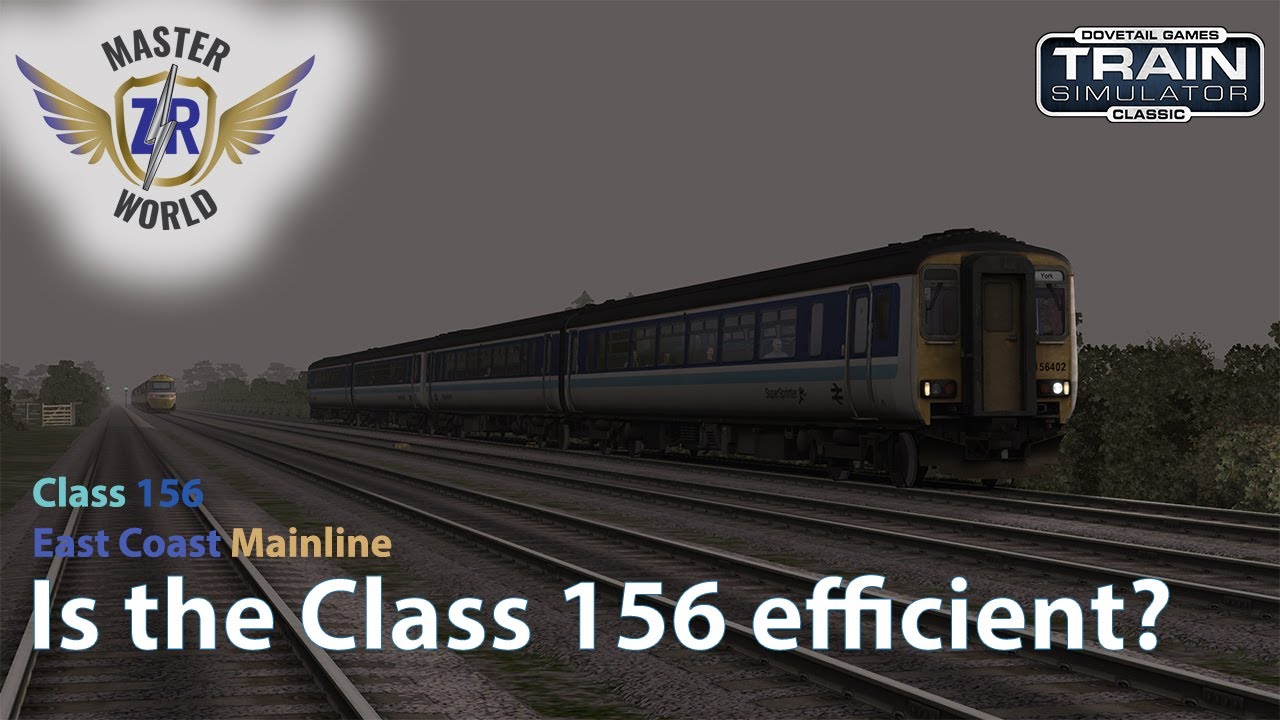 Sprinting the ECML | East Coast Mainline | Class 156 | Train Simulator ...