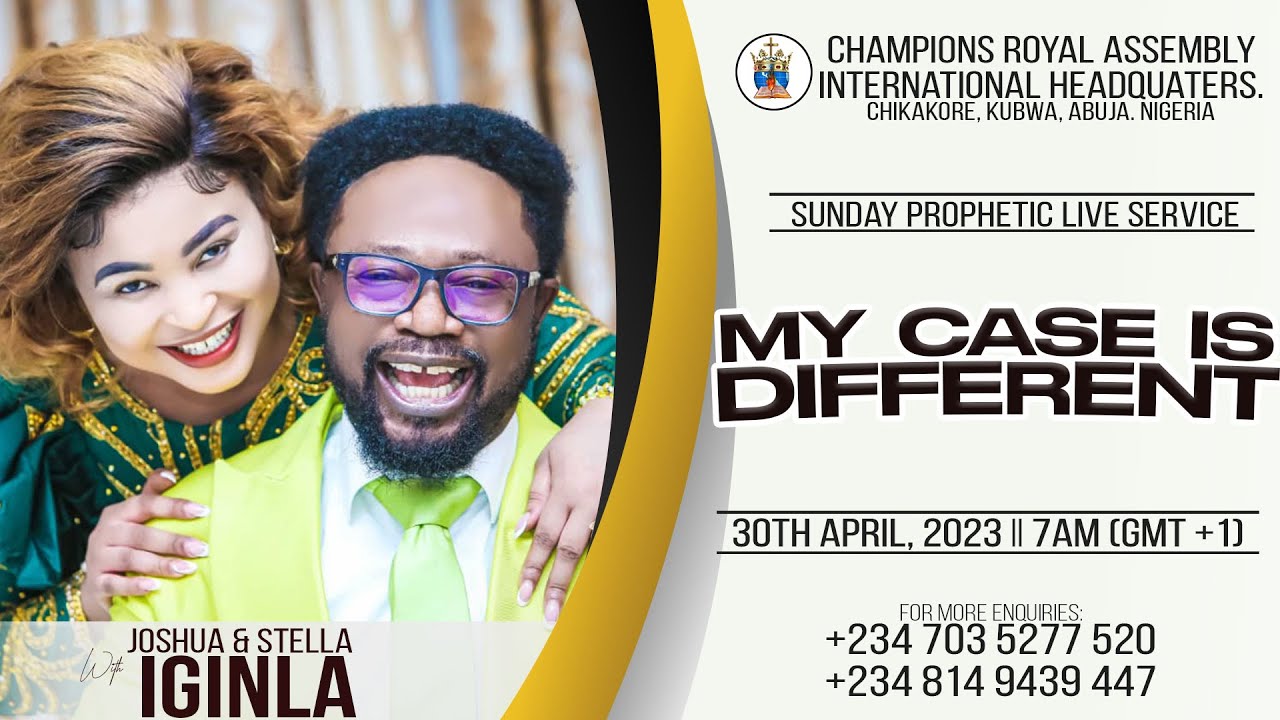 MY CASE IS DIFFERENT SERVICE WITH PROPHETESS STELLA AND PAPA JOSHUA ...