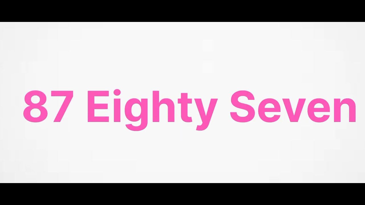 Eighty,eighty one, eighty two - YouTube