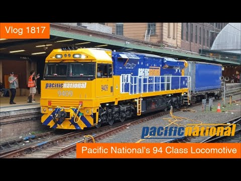 Paul's Train Vlog 1817: Pacific National's 94 Class Locomotive - YouTube