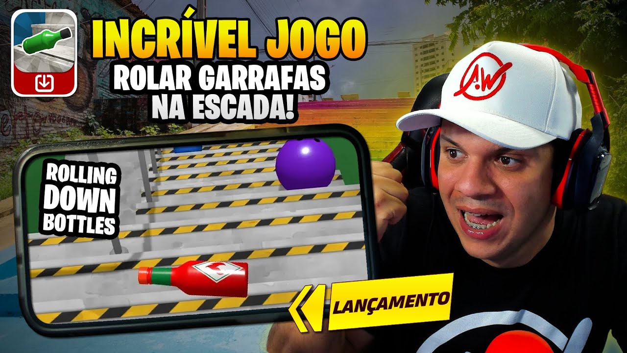 SAIU O JOGO DE ROLAR GARRAFAS NA ESCADA - ROLLING DOWN BOTTLES ‹ Alan ...