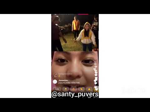 Kehebohan dan kerusuhan Putri dan Aulia saat live IG bareng temen2 Da