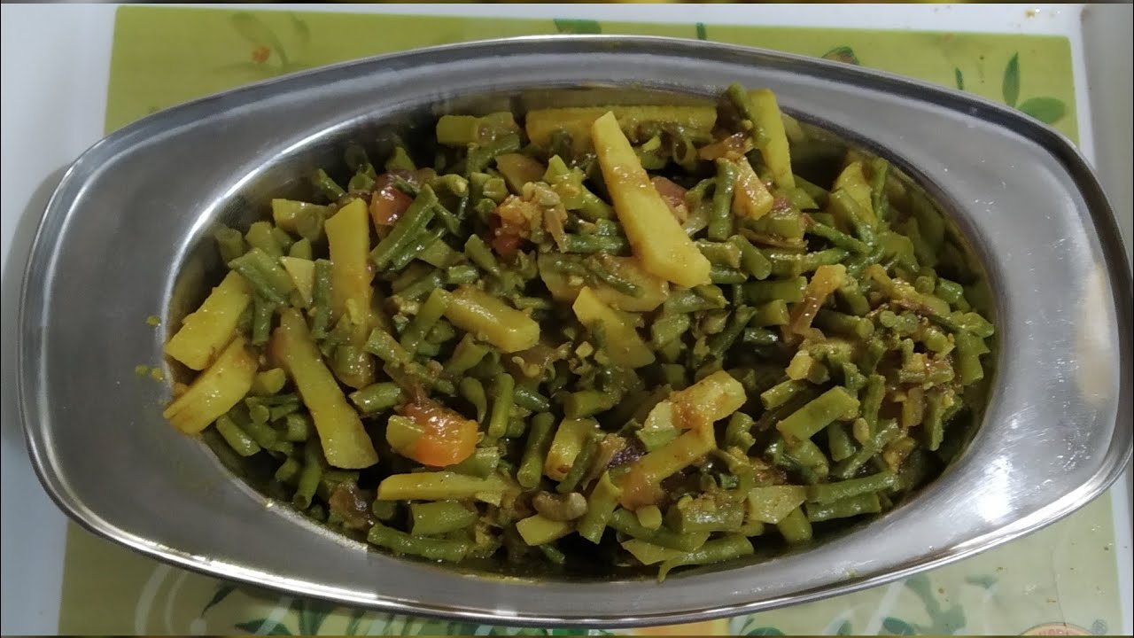 ਚੌਲੇ ਫਲੀਆਂ ਦੀ ਸ਼ਬਜੀ।। Aloo Faliyan Di Sabji - YouTube