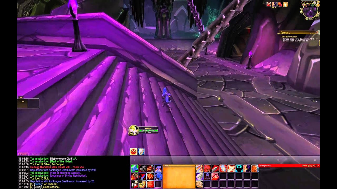 World of Warcraft WoD - Black Temple raid (WoW patch 6.0.2) - YouTube