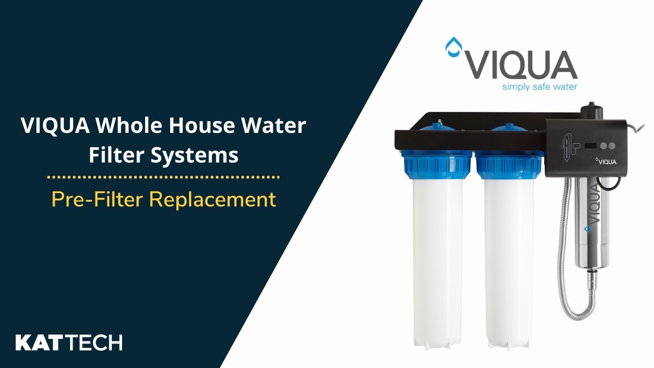 VIQUA Whole House Water Filter - Pre-filter replacement - YouTube
