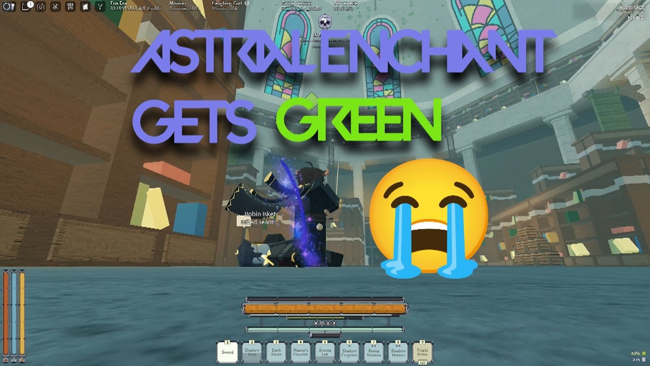 Deepwoken | Greening Astral enchant user - YouTube