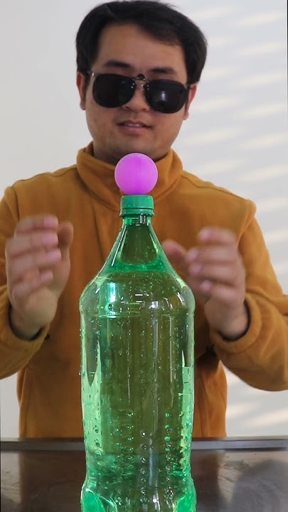 High-pressure water jets keep ping-pong balls floating in the air｜Mr. Yellow Dog #experiment ...