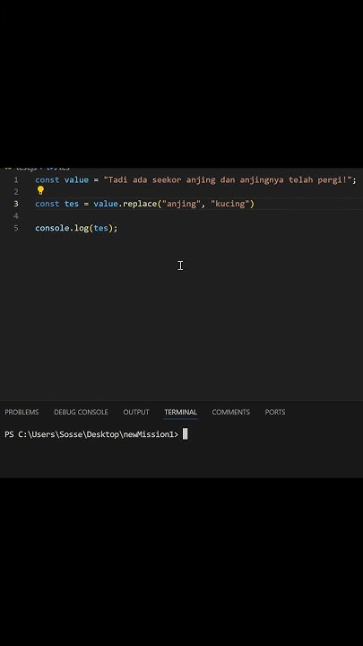 Metode Replace Dan Replaceall String Mengganti String Javascript Coding Developer 