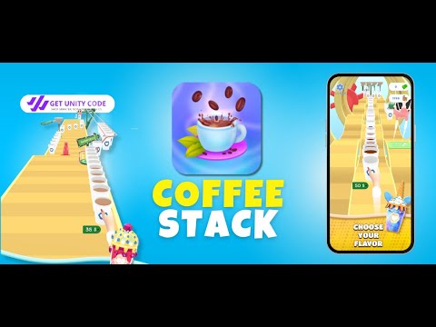 Coffee Stack 3D Game Unity Source Code - Get Unity Code - YouTube