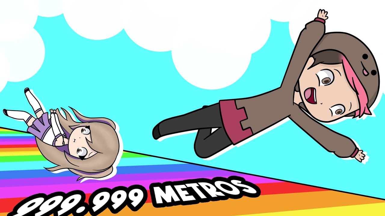 QUÉ TAN LEJOS PUEDES SALTAR EN ROBLOX!?? LYNA Y CHOCOBLOX - YouTube