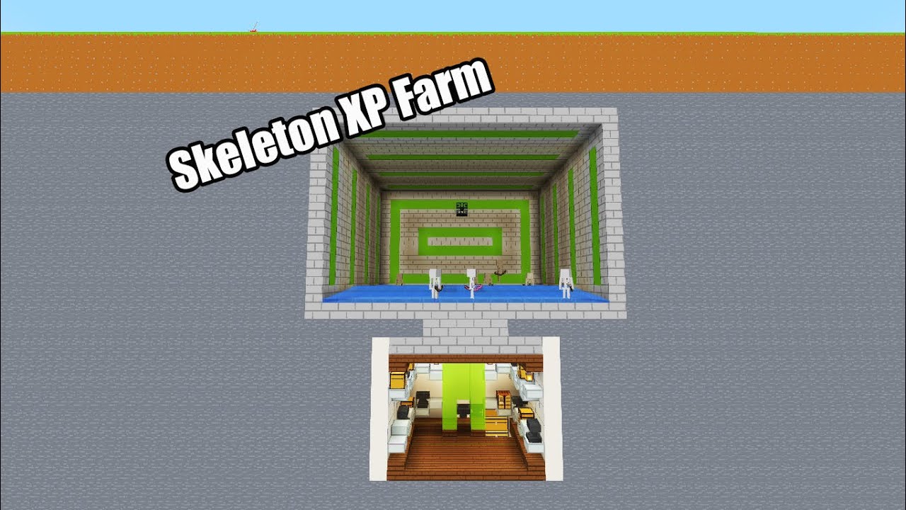 SKELETON XP FARM [HARDCORE 10] - YouTube