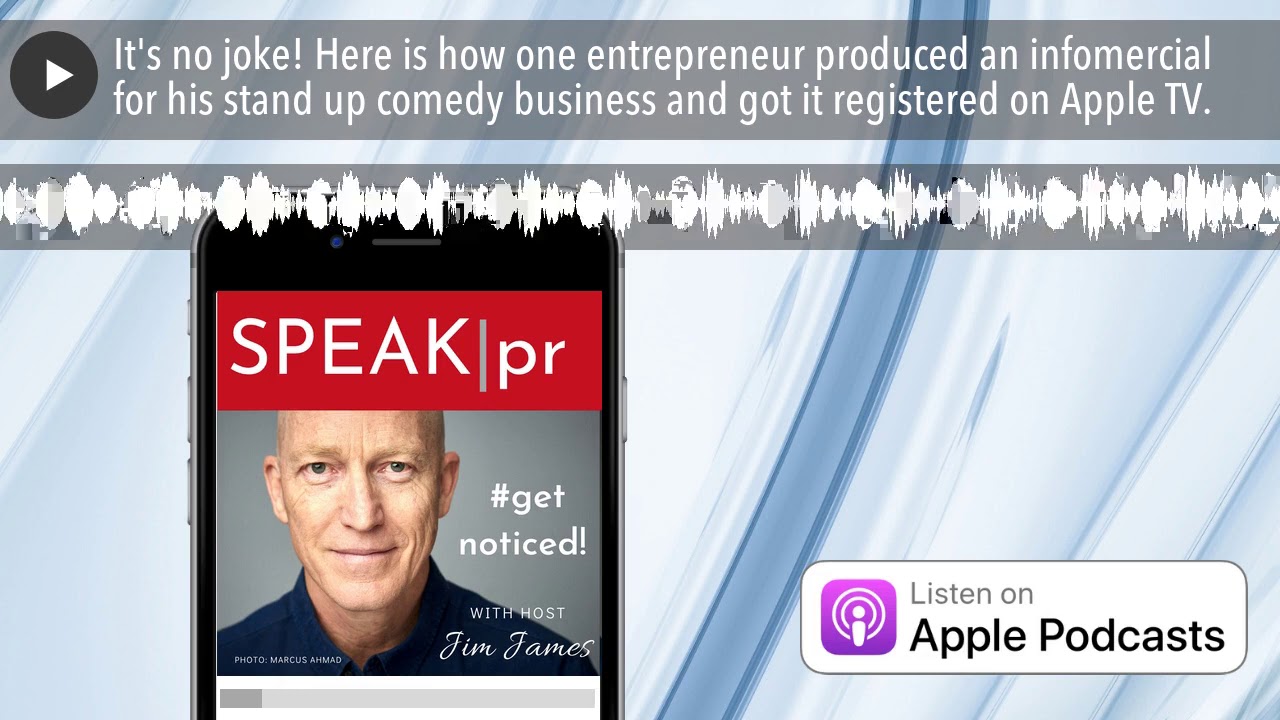 It's no joke! Here is how one entrepreneur produced an infomercial for ...