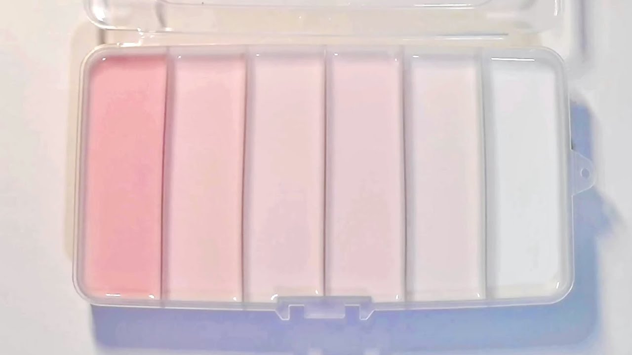 Gradient Slime Palette w Slime Pressing Compilation - Satisfying Slime ...