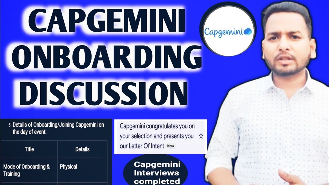 Capgemini Onboarding/Joining Imp Talks | Dec Month Mass Onboarding ...