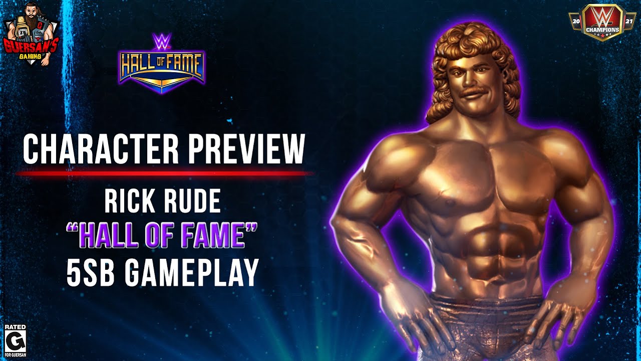 Character Preview: Rick Rude "Hall Of Fame" 5SB Gameplay ! / WWE ...