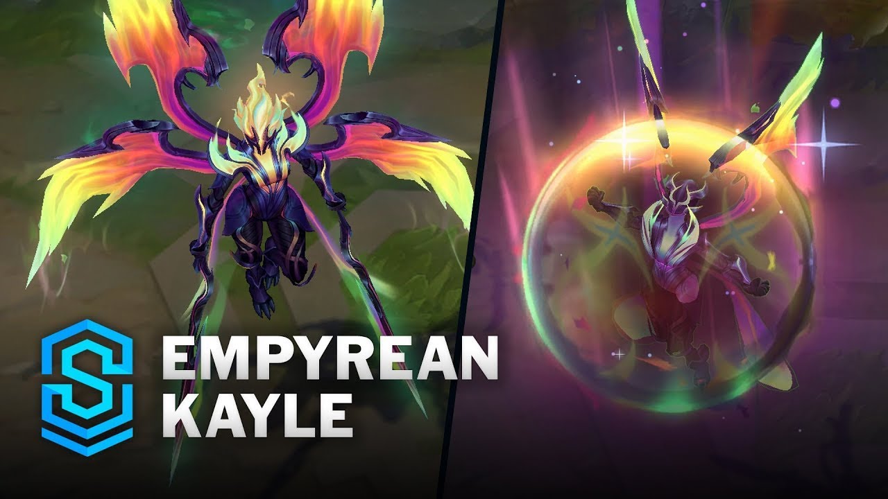 league of legends empyrean kayle skin - YouTube