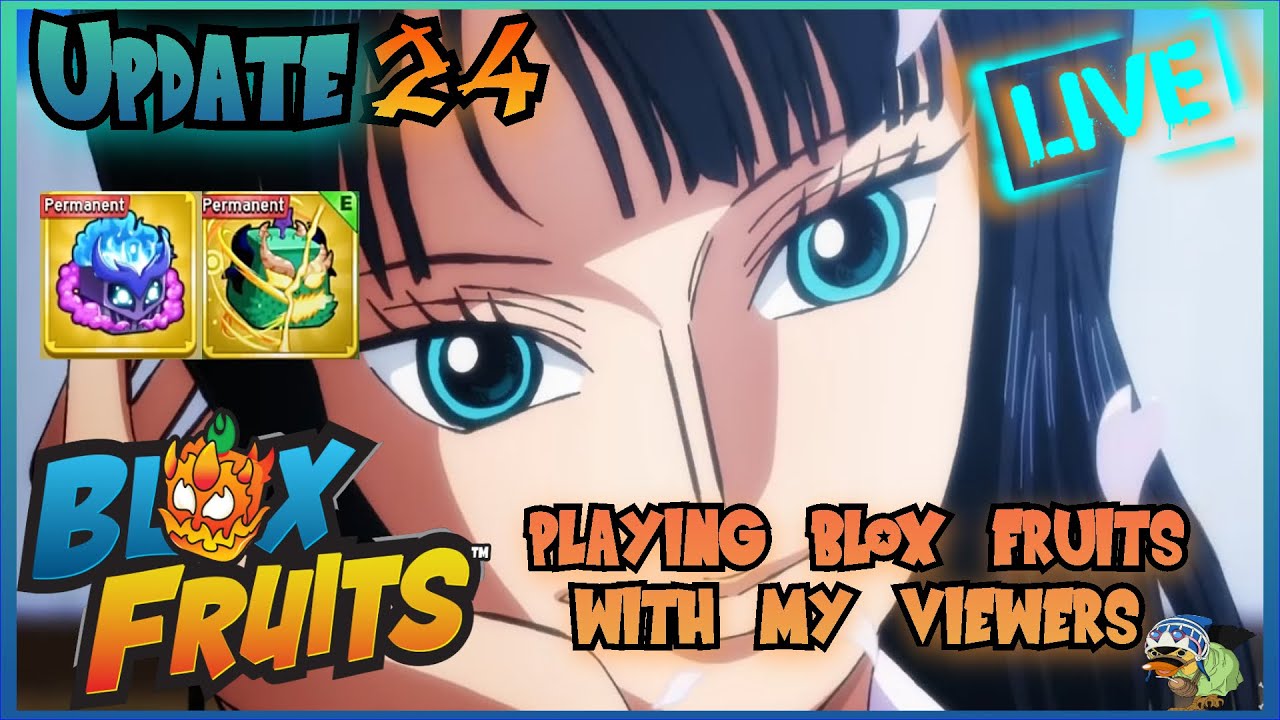 🔴LIVE! (COUNTDOWN) UPDATE 24 PLAYING BLOX FRUITS WITH VIEWERS HUGE NEW ...