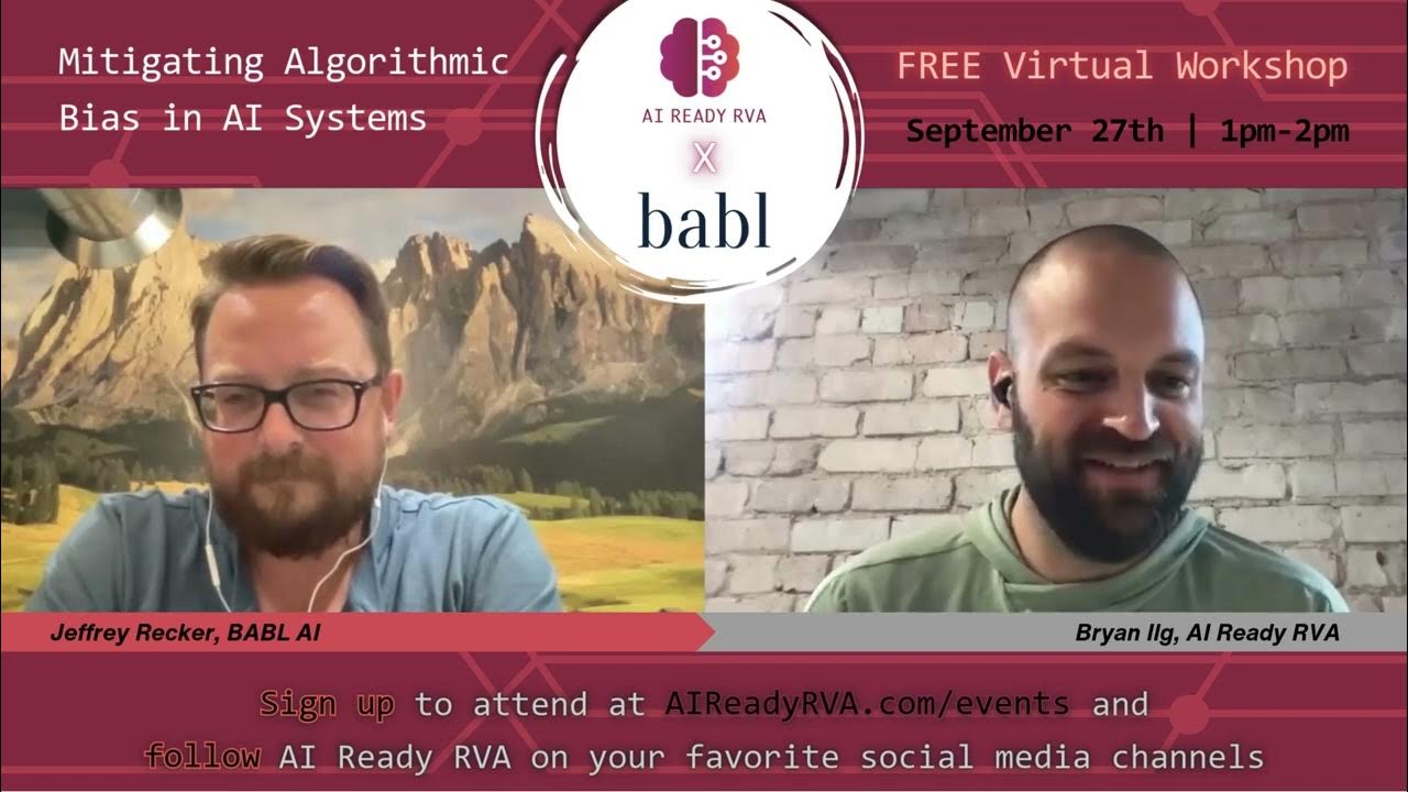 Mitigating Bias in AI | AIRRVA x Babl AI - YouTube