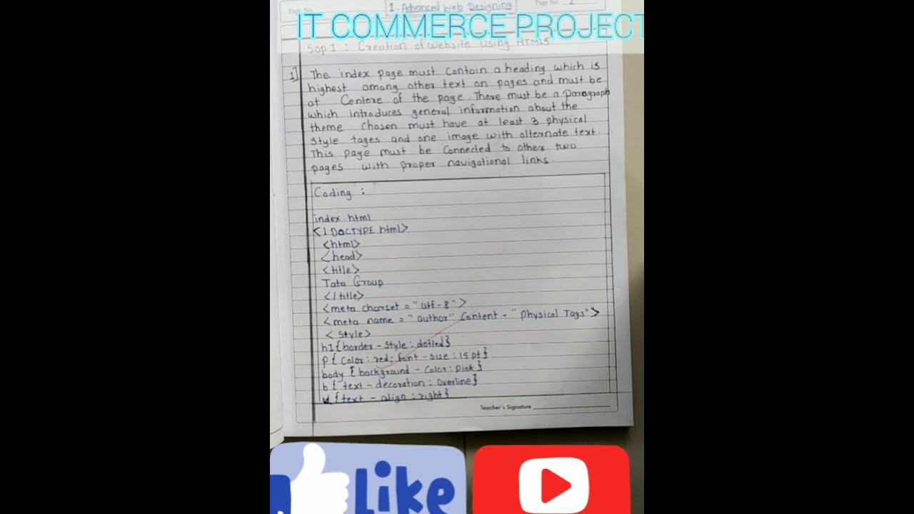 12TH COMMERCE HSC INFORMATION TECHNOLOGY(IT) JOURNAL UPDATED SYLLABUS ...